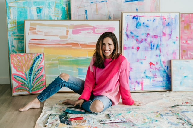 Contemporary, mixed media, original artwork – Emily Dickey Art